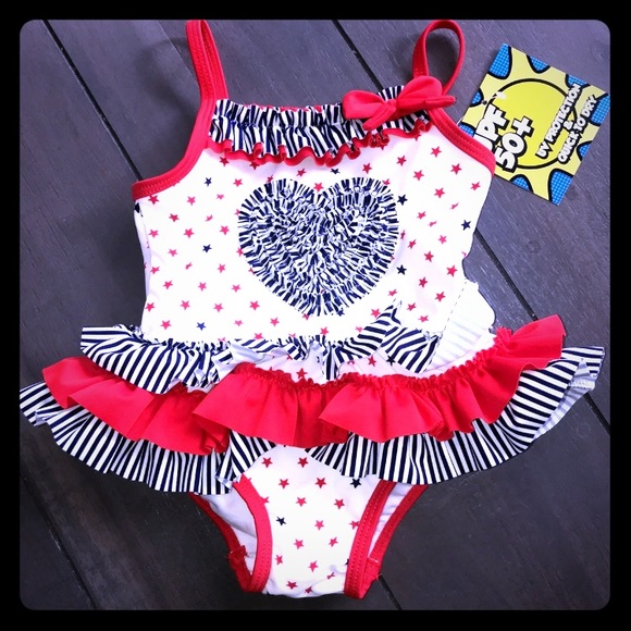 Swim | Patriotic Girl Swimsuit | Poshmark